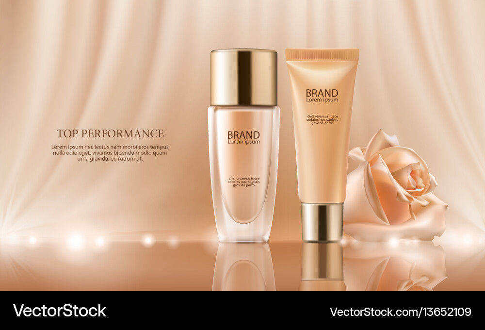 Premium Foundation Packaging Royalty Free Vector Image
