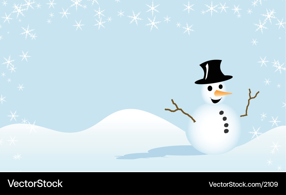 Winter scene Royalty Free Vector Image - VectorStock