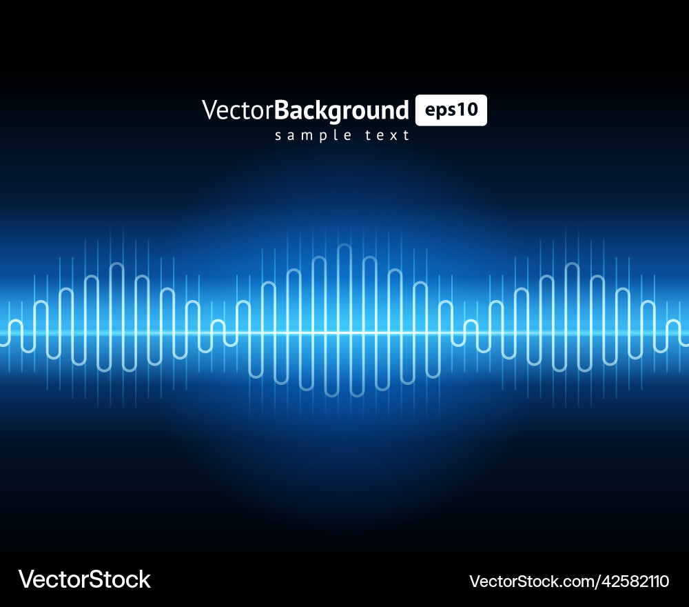 Abstract illuminated flash line maze sound wave Vector Image
