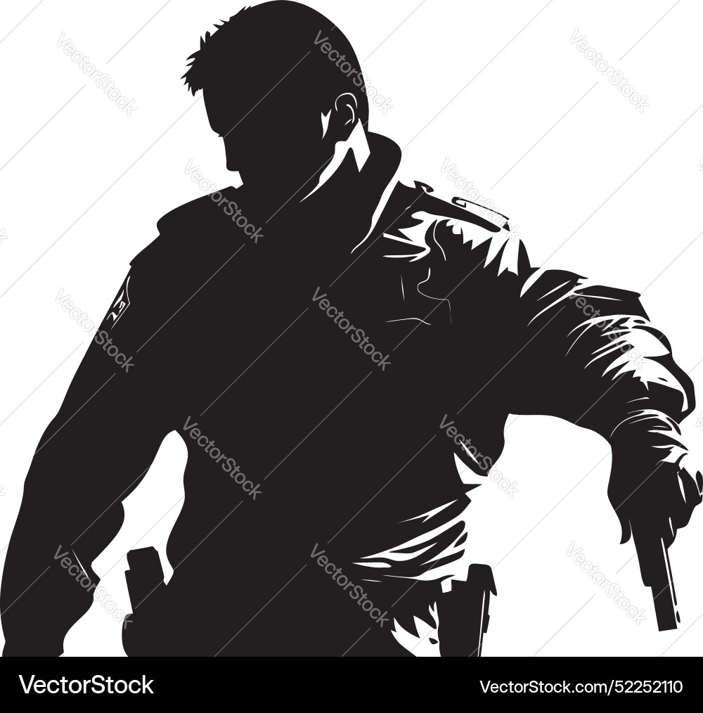 Blacked out justice unveiling police and violent Vector Image