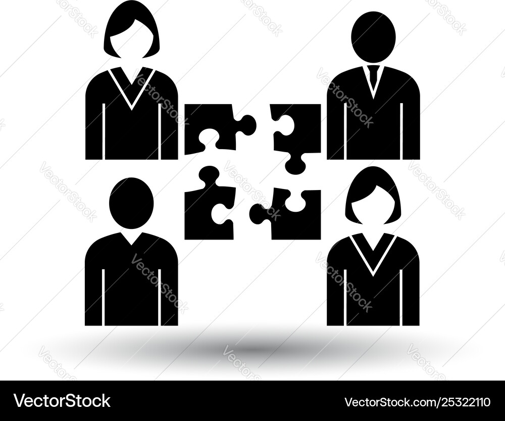 Corporate team icon Royalty Free Vector Image - VectorStock