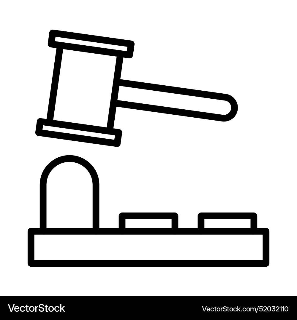 Mole game whack icon linear logo mark in black Vector Image