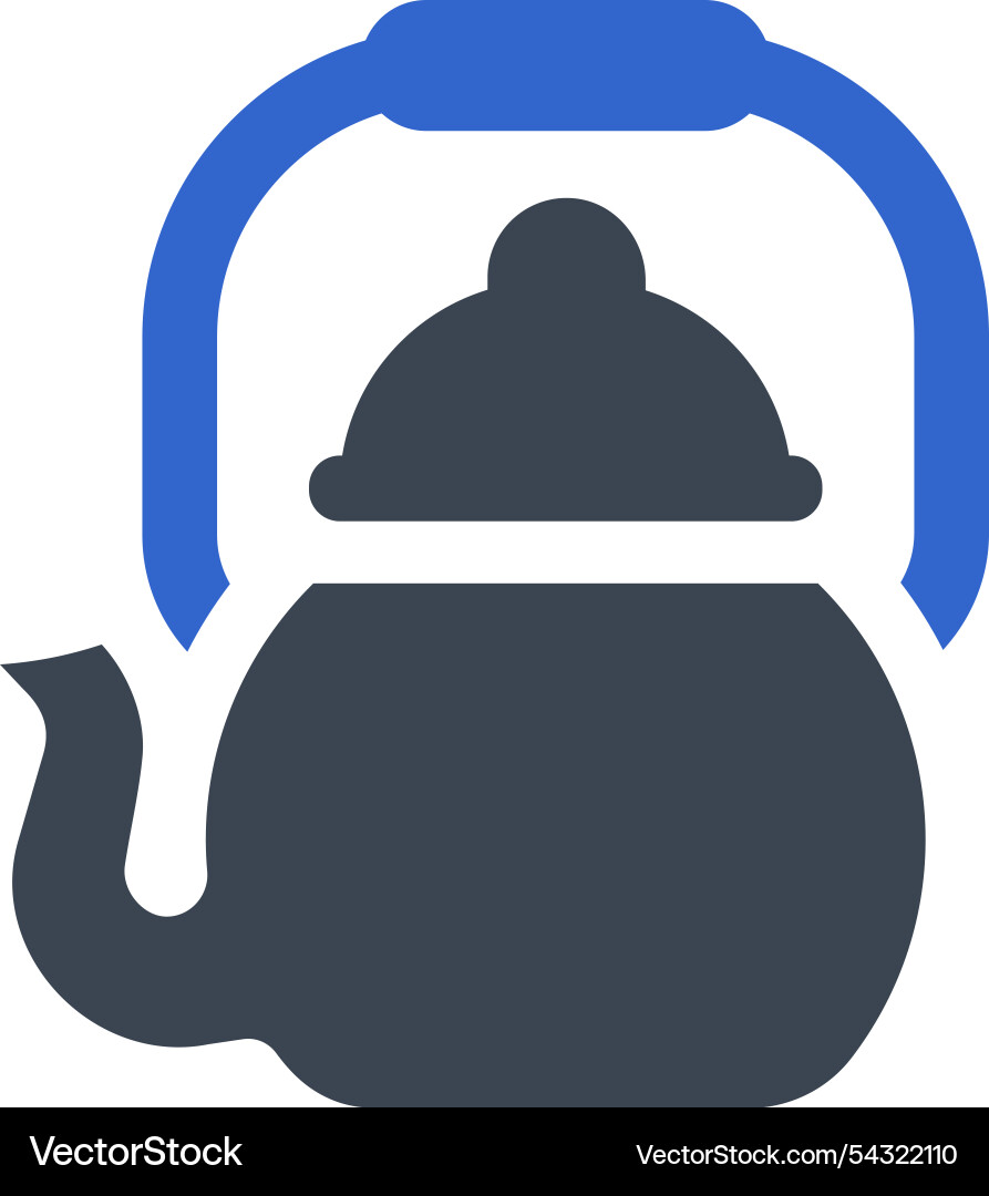 Tea kettle icon Royalty Free Vector Image - VectorStock