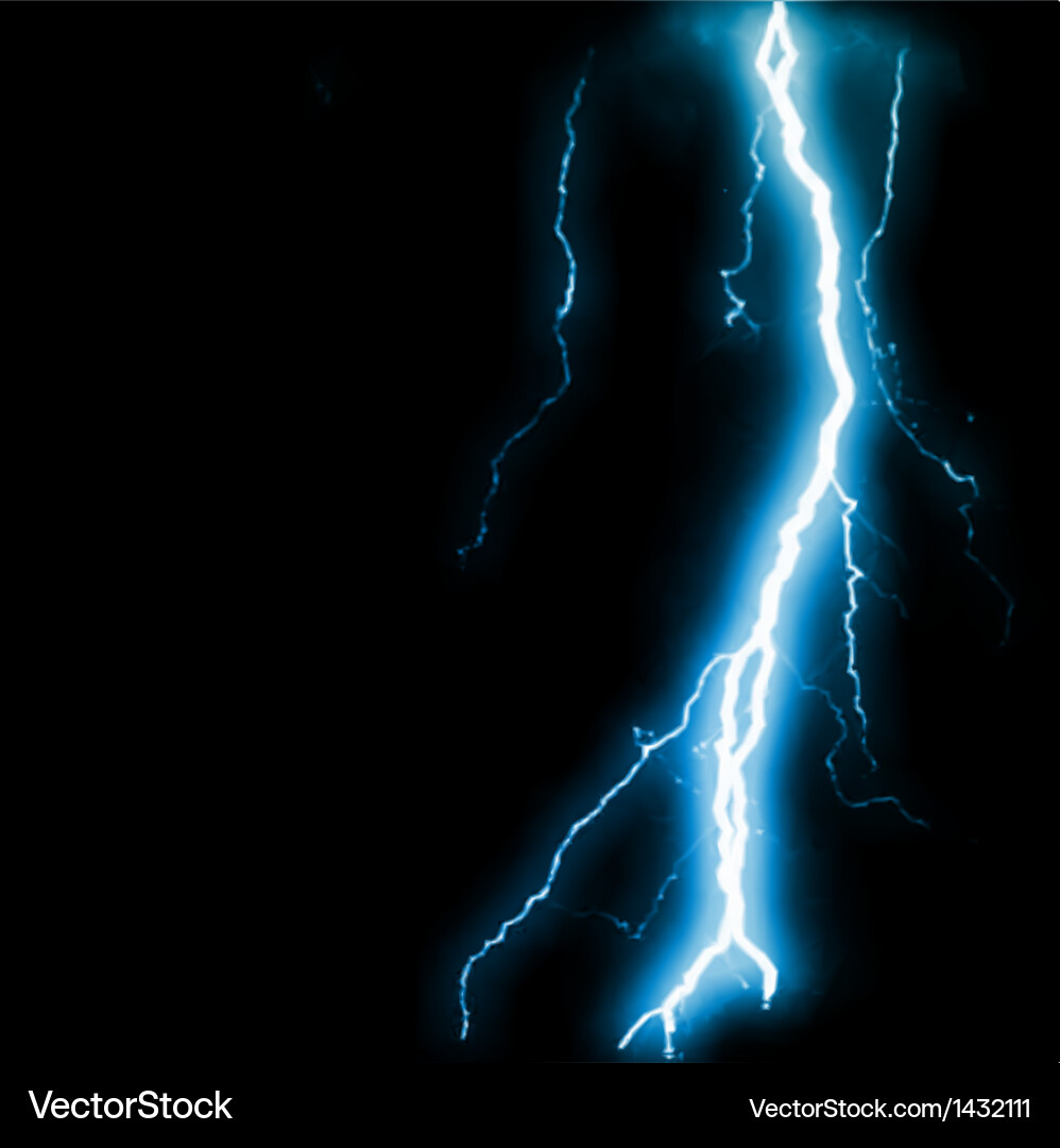 Abstrakte blaue Blitz Hintergrund Lizenzfreies Vektorbild