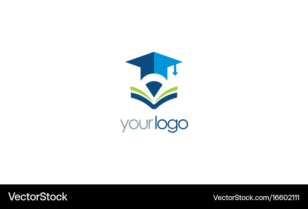 Education & Learning Logo Royalty Free Vector Image
