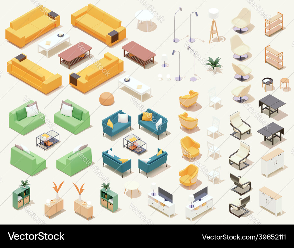 Isometric Stool Vector Images (over 650)