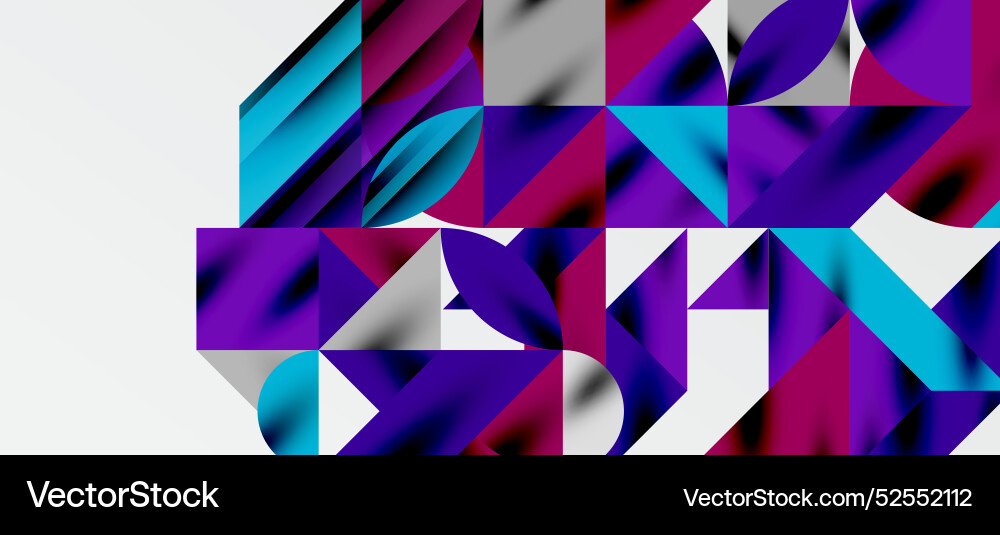 Geometric neo patterns abstract background Vector Image