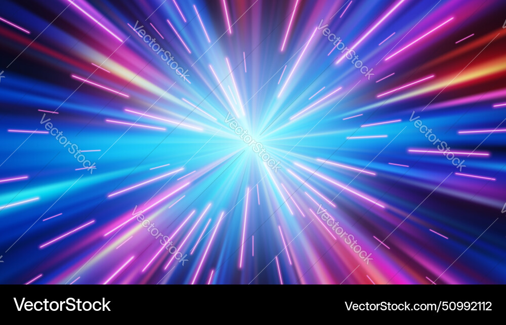 High Speed Radial Blur Background Royalty Free Vector Image