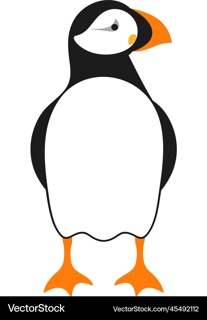 Puffin Royalty Free Vector Image - VectorStock