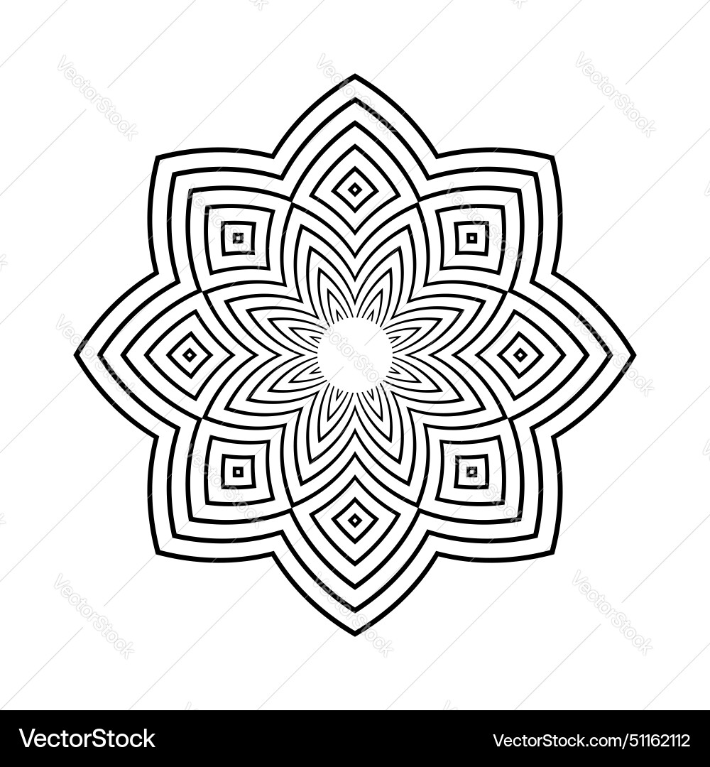 Radial pattern Royalty Free Vector Image - VectorStock