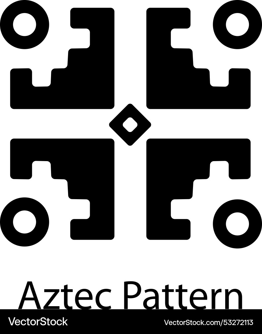 Aztec pattern Royalty Free Vector Image - VectorStock