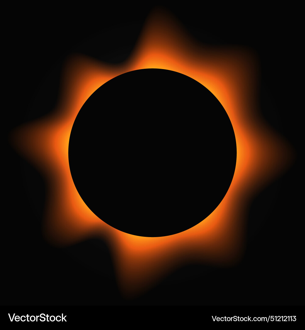 Circle illuminate light frame with color gradient Vector Image