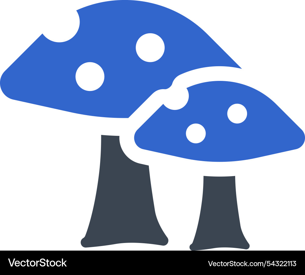 Mushroom icon Royalty Free Vector Image - VectorStock