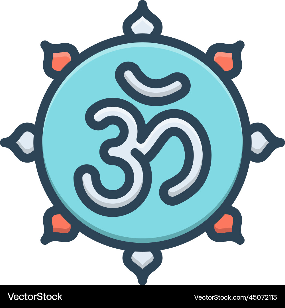 Om Royalty Free Vector Image - VectorStock