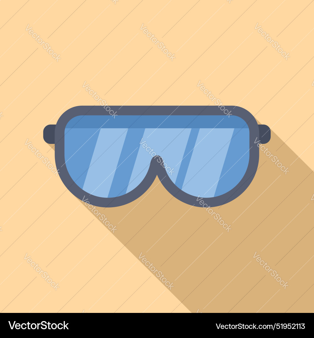 Protective glasses icon showing safety and Vector Image