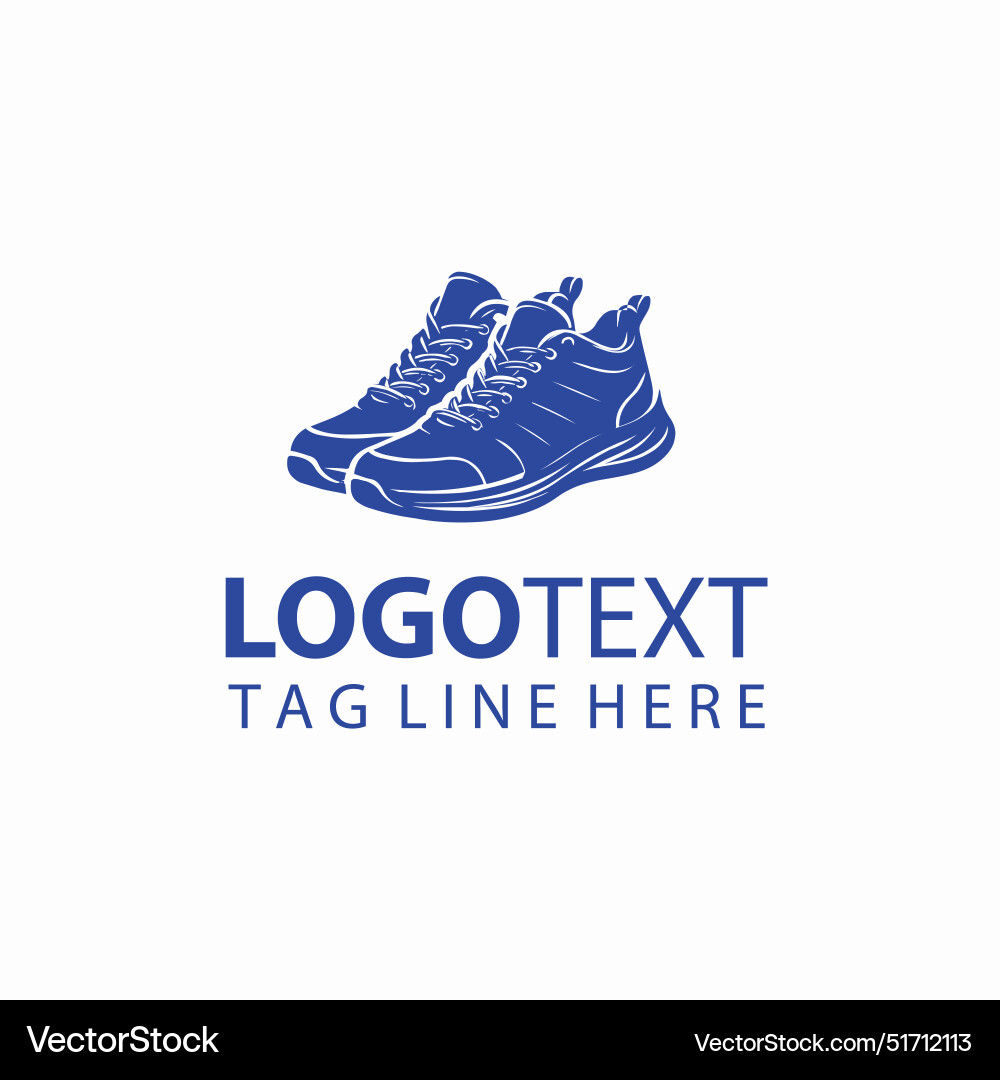 Sneaker logo Royalty Free Vector Image - VectorStock
