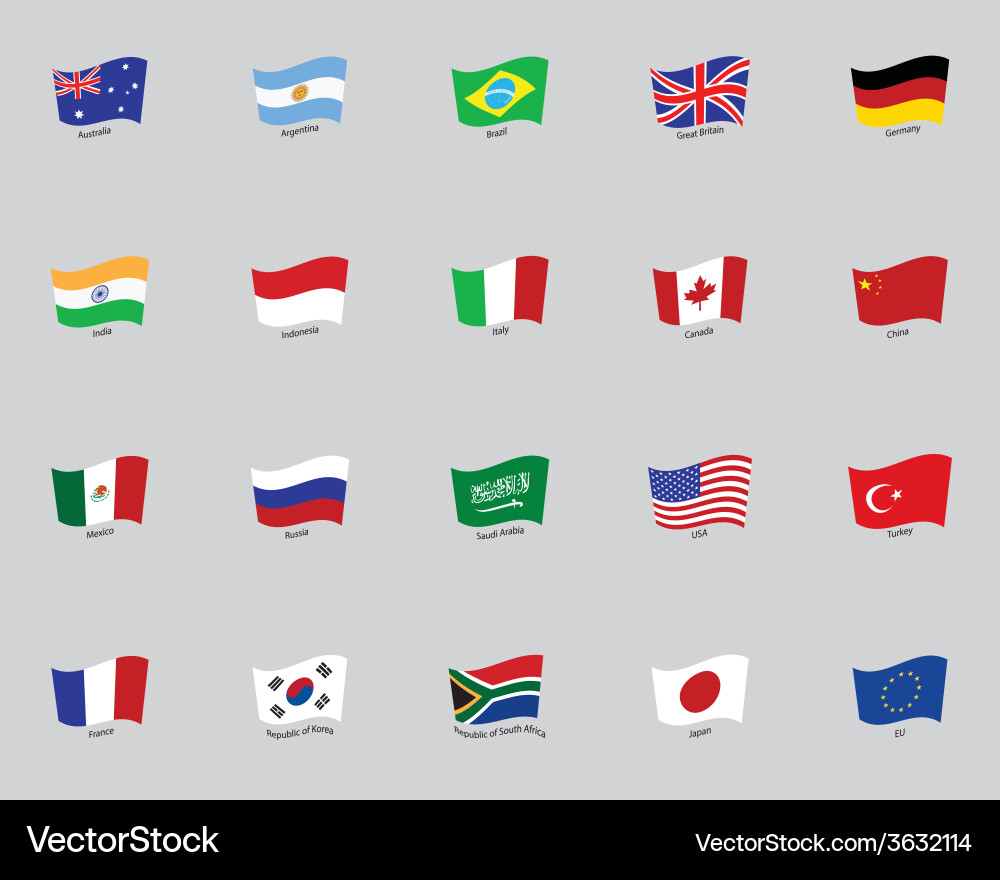 Flags of the world Royalty Free Vector Image - VectorStock