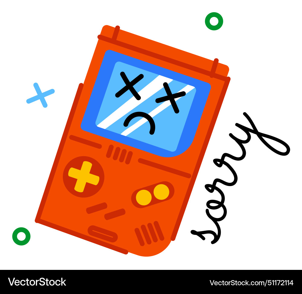 Gaming issue Royalty Free Vector Image - VectorStock