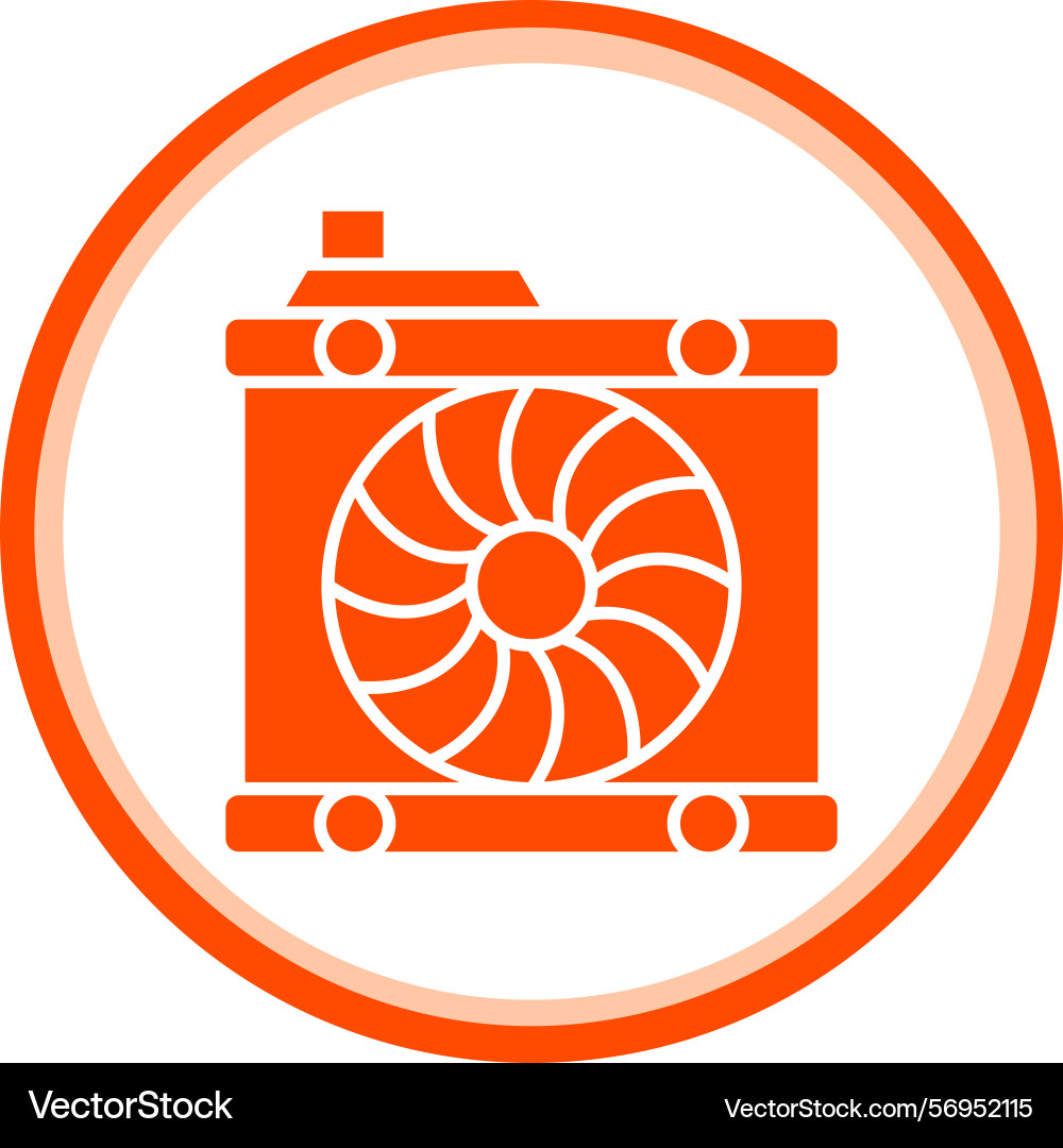 Radiator icon Royalty Free Vector Image - VectorStock