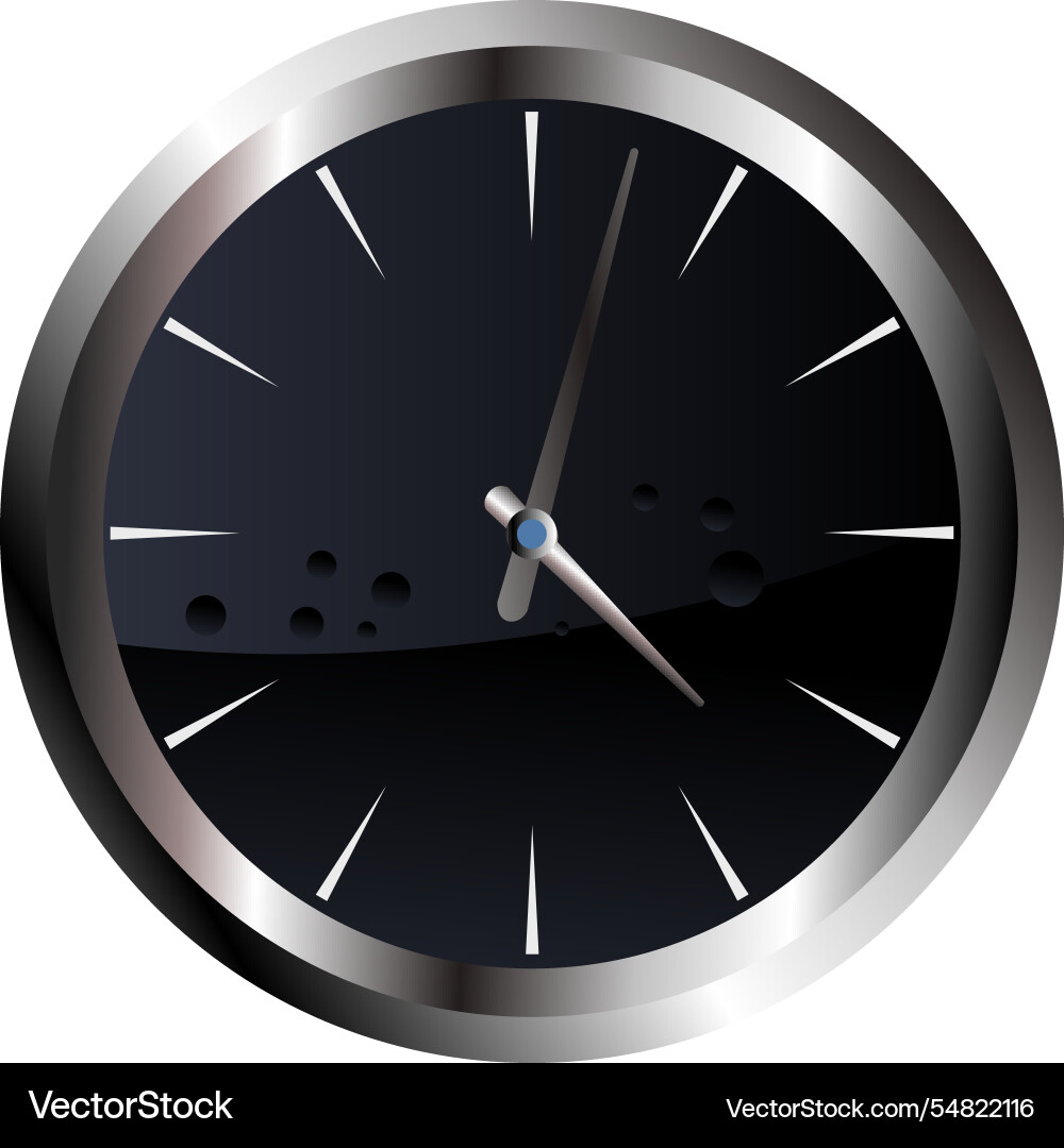 Clock Royalty Free Vector Image - VectorStock