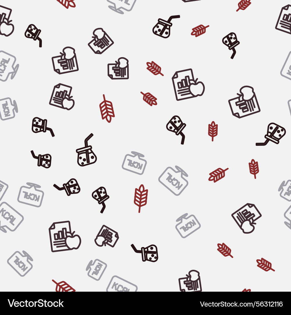 Fresh Smoothie Diet Plan - Healthy Pattern Vector Image