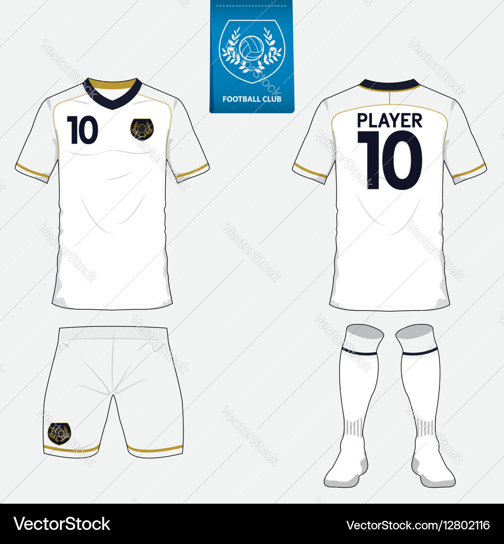 Soccer Jersey Template Set Royalty Free Vector Image