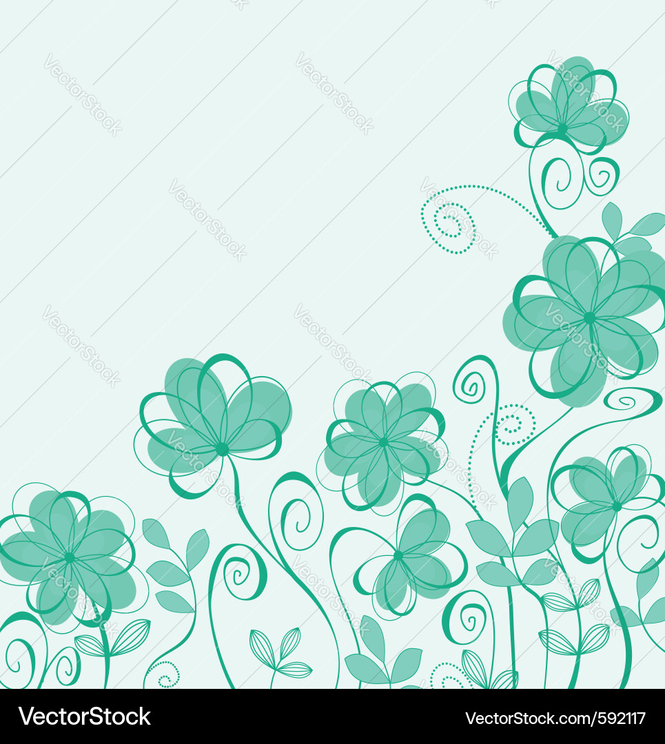 Abstract flower background Royalty Free Vector Image