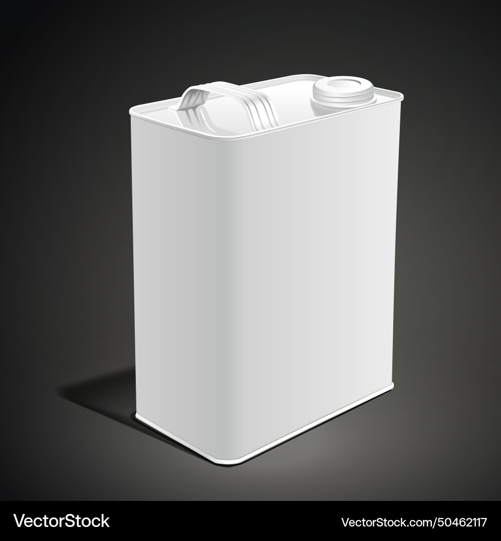 Liquid container can Royalty Free Vector Image