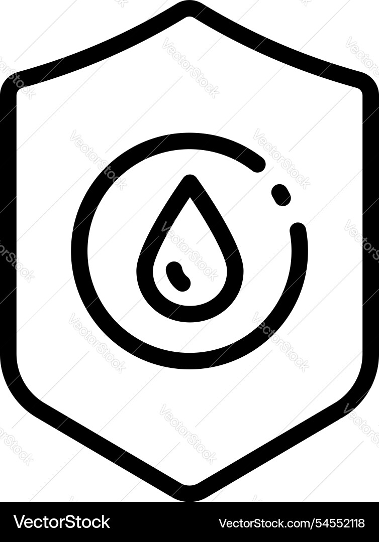 Filtration and purification water icon osmosis Vector Image