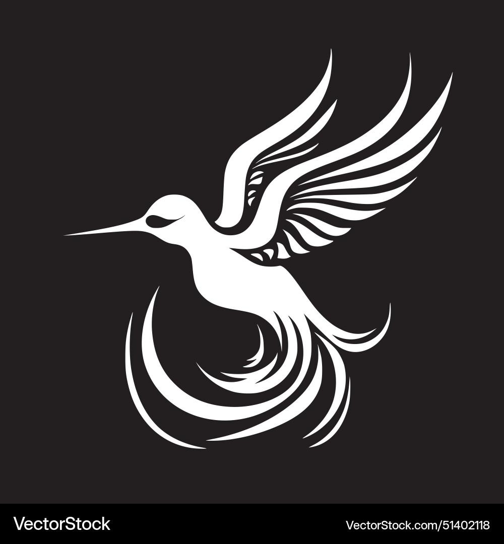 Hummingbird - high quality logo ideal Royalty Free Vector