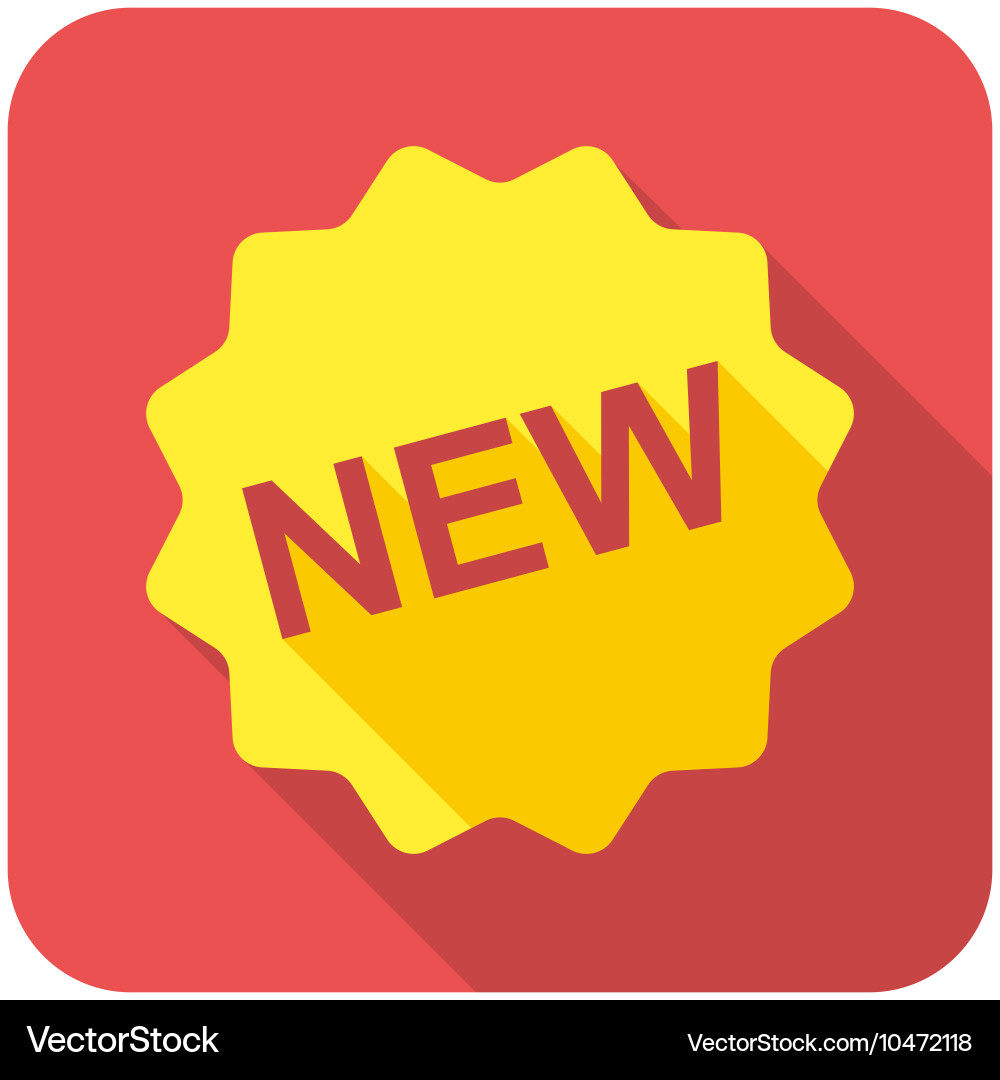 New icon Royalty Free Vector Image - VectorStock