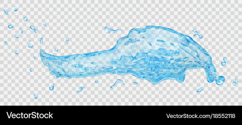 Splash of water Royalty Free Vector Image - VectorStock