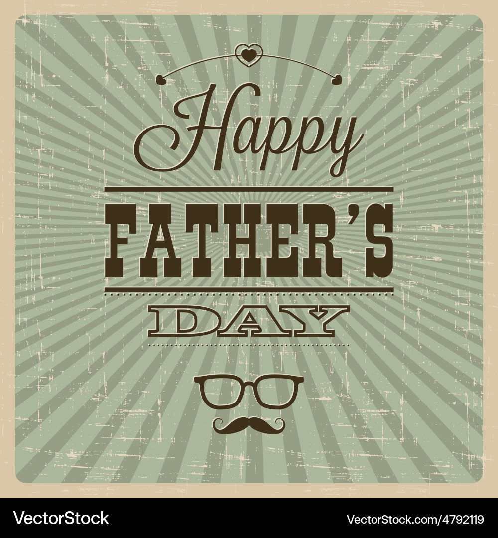 Fathers day Royalty Free Vector Image - VectorStock