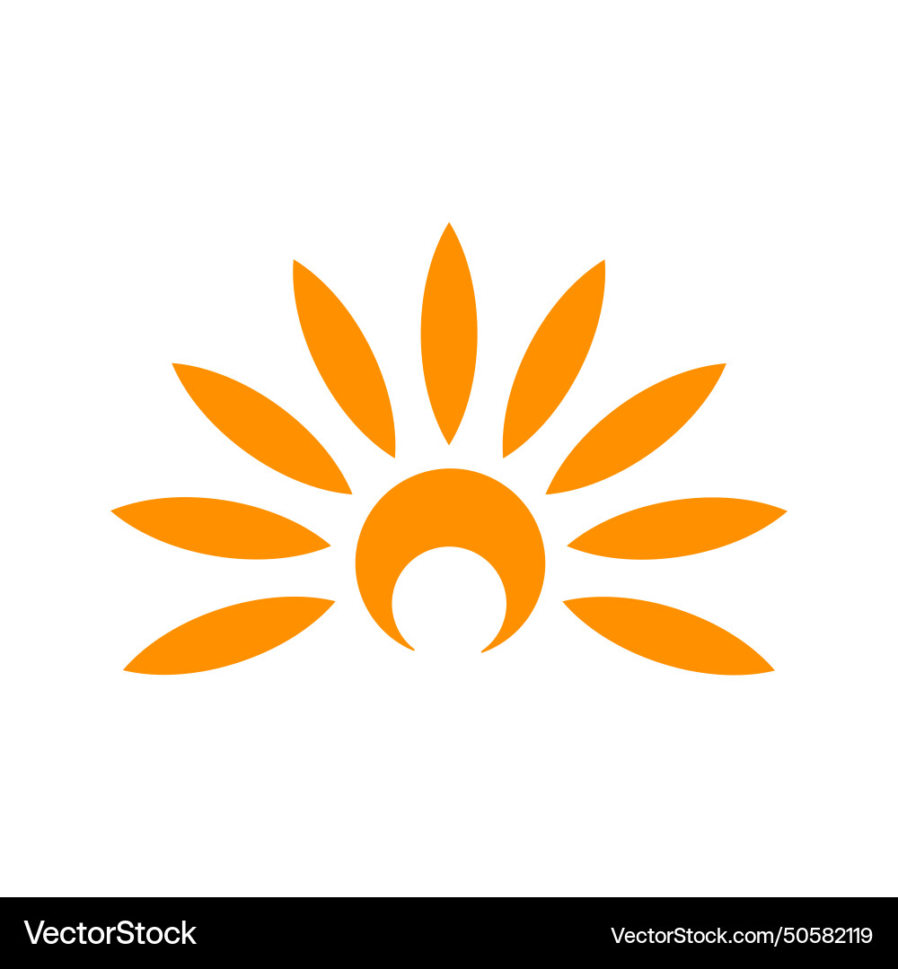 Light logo icon Royalty Free Vector Image - VectorStock