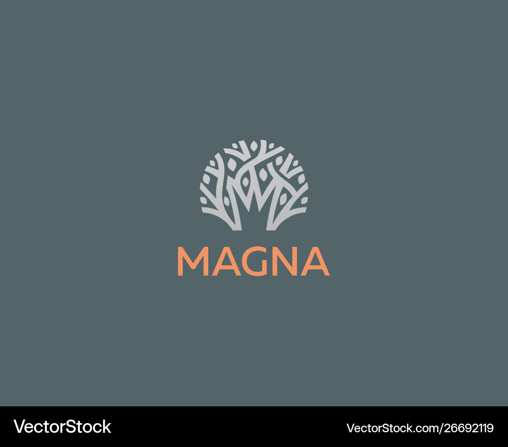 Royal Tree Logo Icon - Elegant & Premium Vector Image