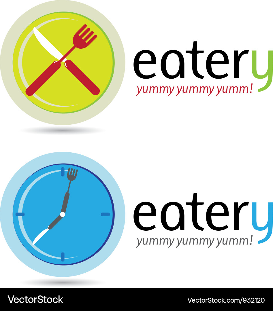 Eatery logos Royalty Free Vector Image - VectorStock