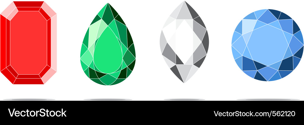 Jewels Royalty Free Vector Image - VectorStock