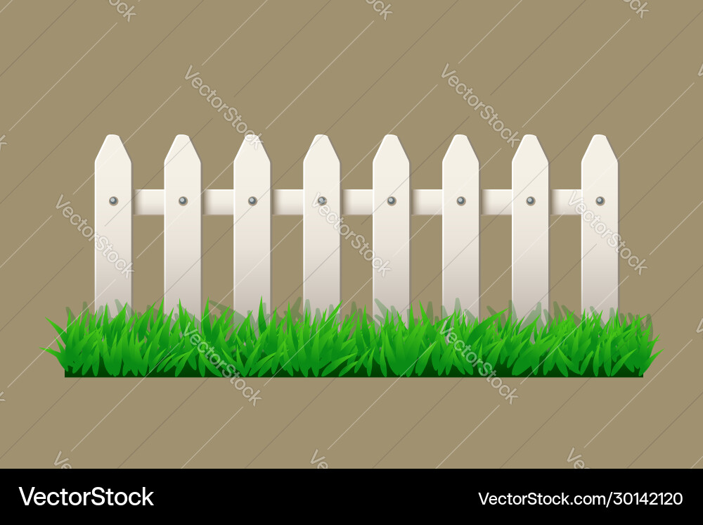 Picture fence Royalty Free Vector Image - VectorStock
