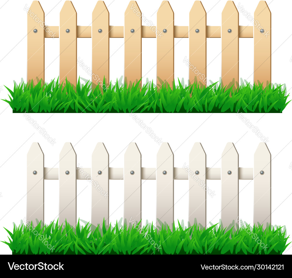Picture fence Royalty Free Vector Image - VectorStock