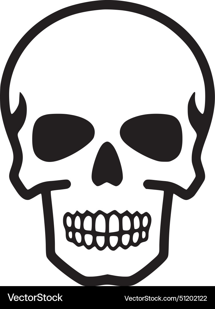 Skeleton - minimalist and flat logo Royalty Free Vector