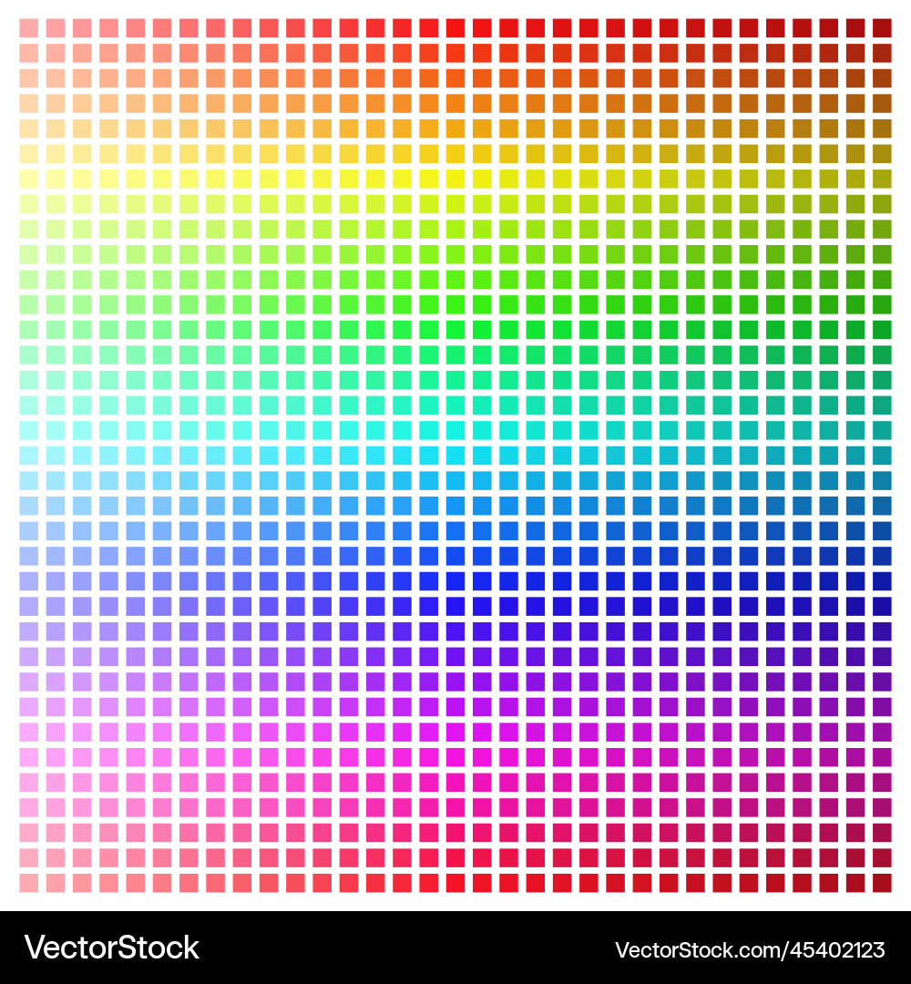 Rainbow Color Gradient Spectrum Royalty Free Vector Image