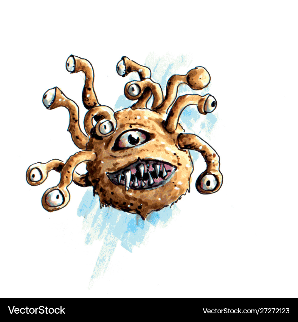 Mit Handzug dnd beholder Lizenzfreies Vektorbild