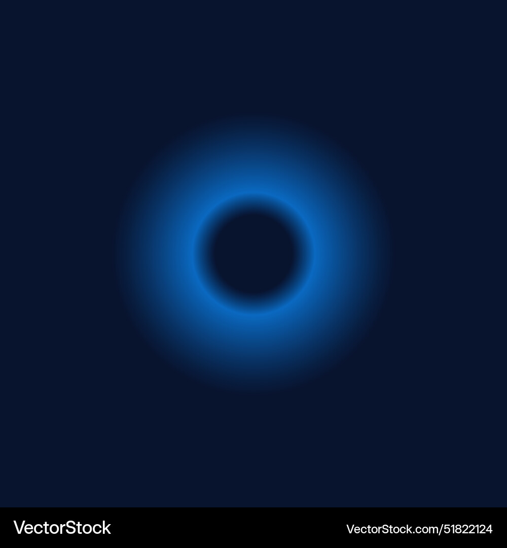 Blue color interactive touch button Royalty Free Vector