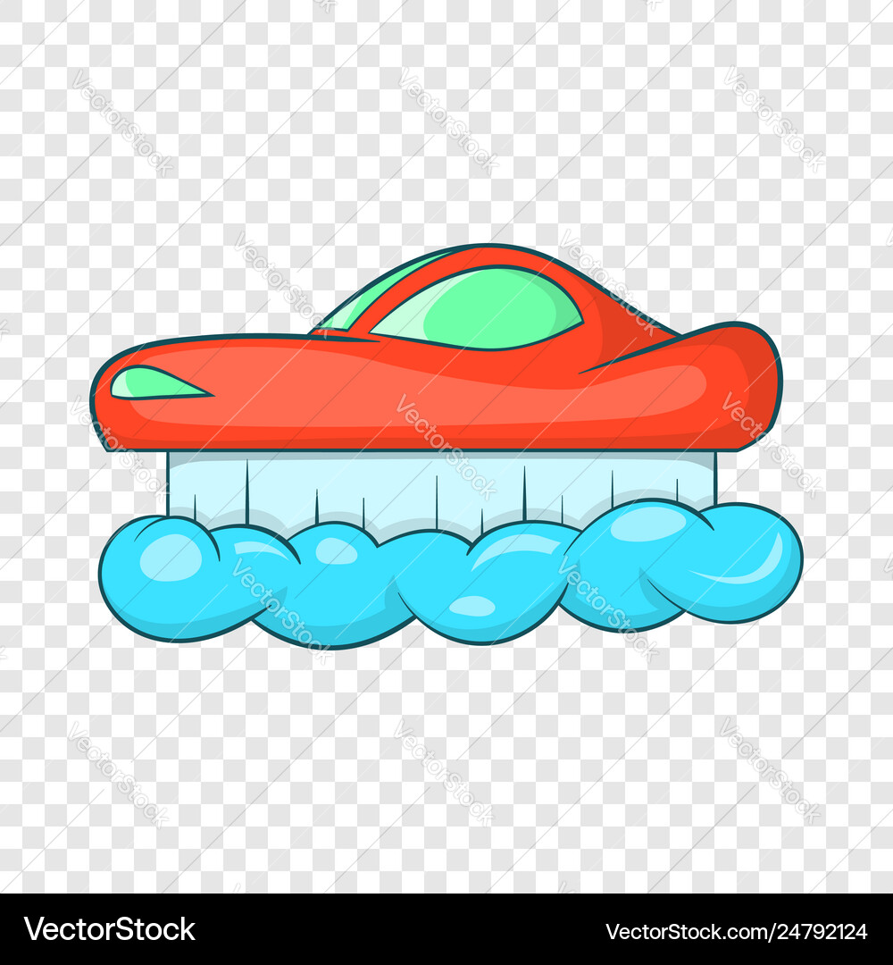 Flying machine icon cartoon style Royalty Free Vector Image