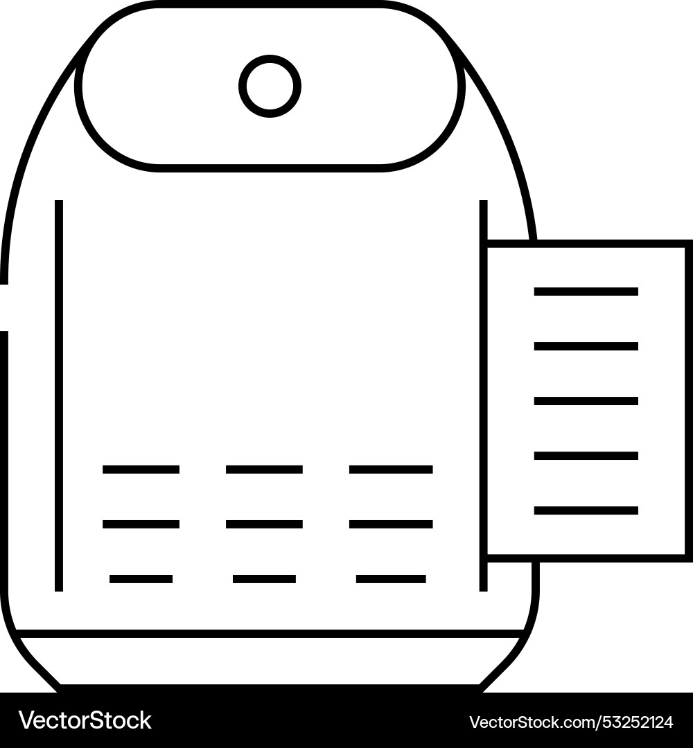 Replacement filter line icon Royalty Free Vector Image