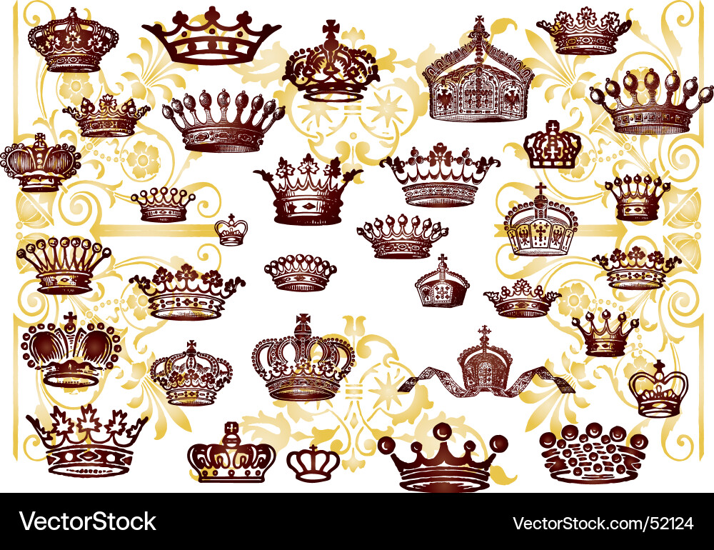 Gold Queen Vector Images (over 28,000)