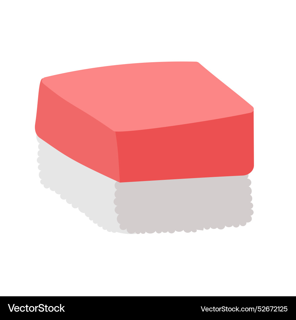 Kue talam merah putih isolated Royalty Free Vector Image
