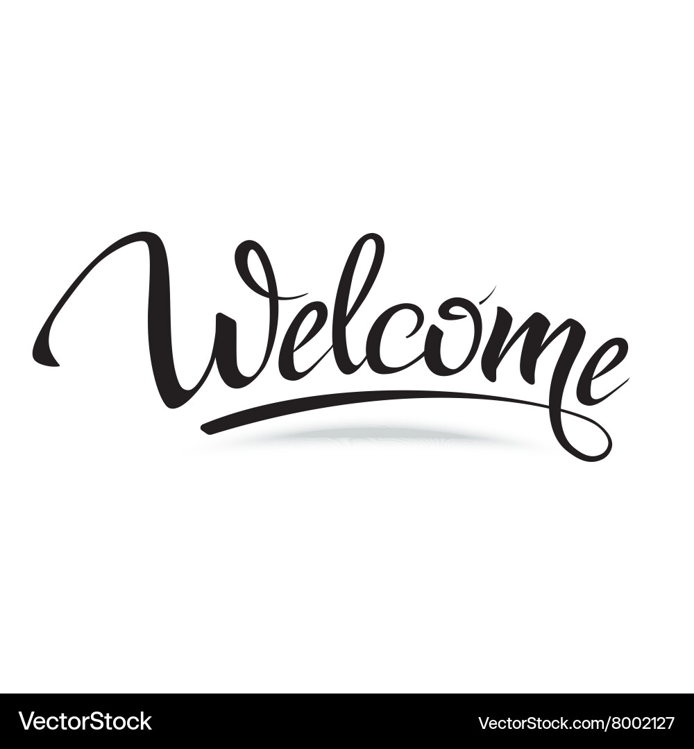 Welcome word art Vector Images & Graphics for Commercial Use | VectorStock