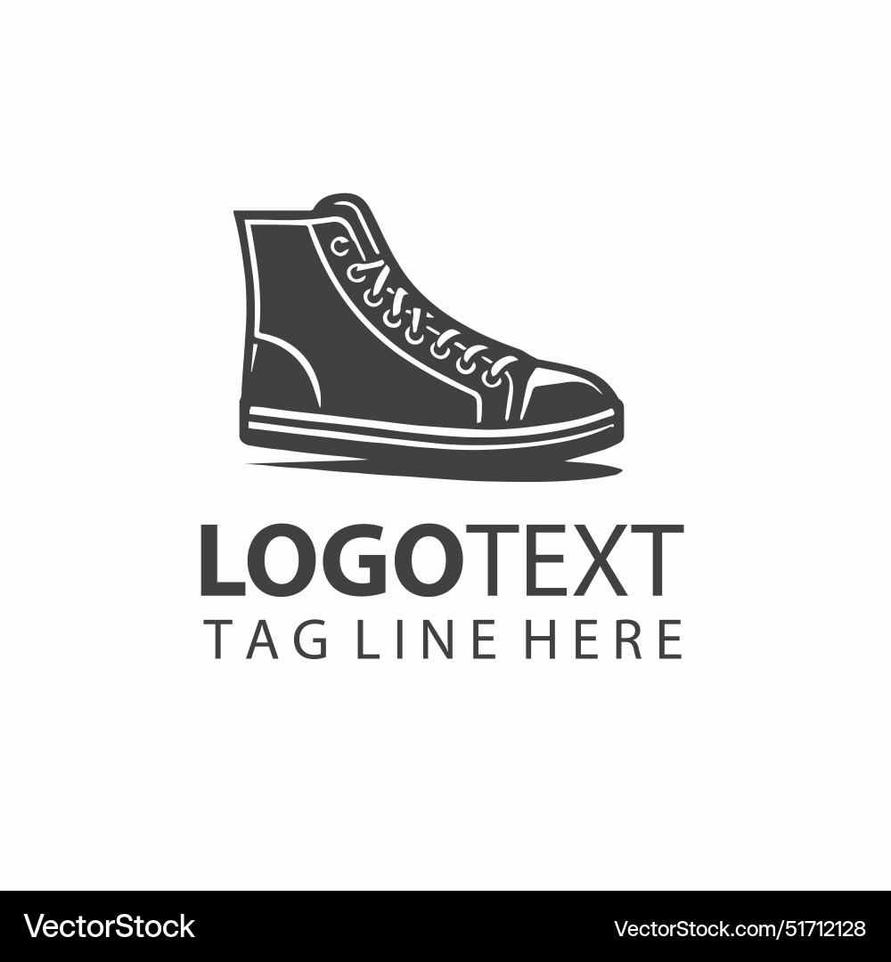 Sneaker logo Royalty Free Vector Image - VectorStock