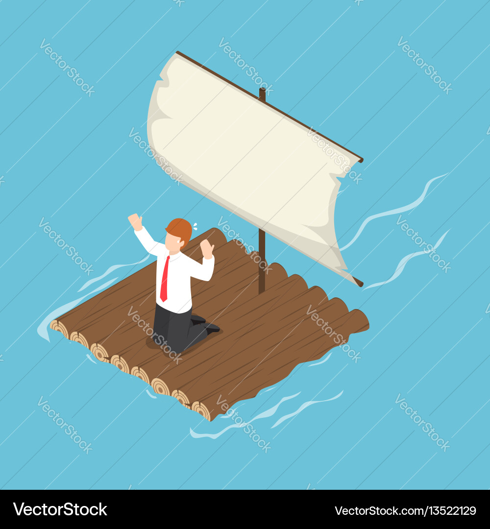 Isometric Raft Vector Images (over 1,300)